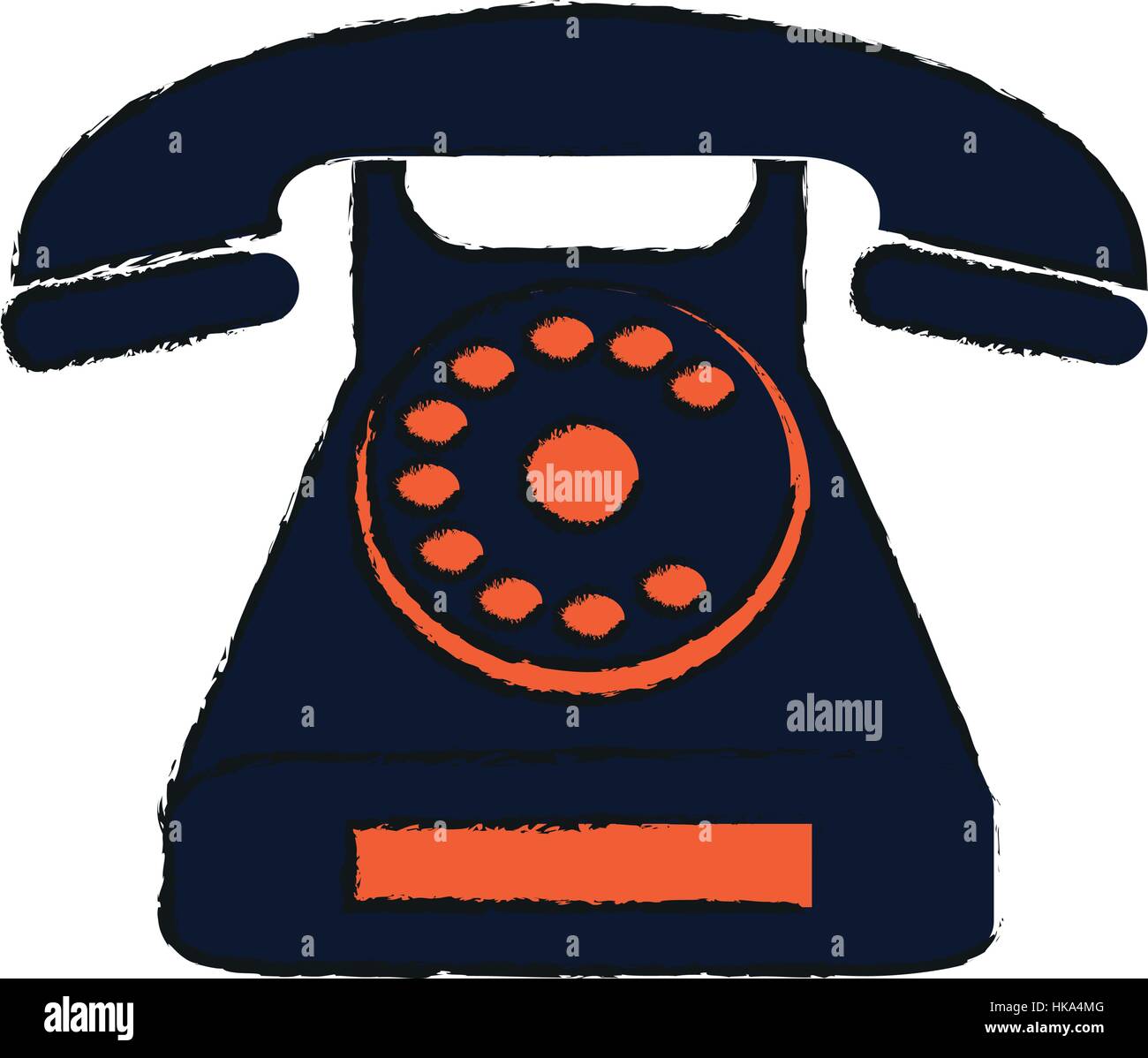 retro phone icon Stock Vector Image & Art - Alamy