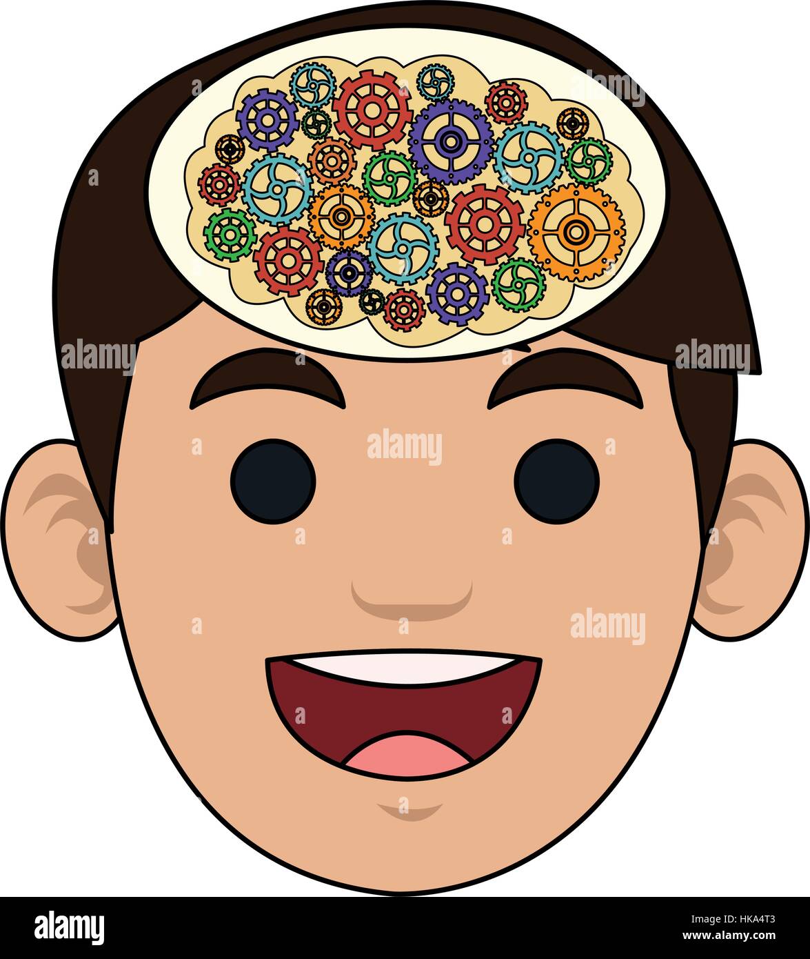 human brain design Stock Vector Image & Art - Alamy