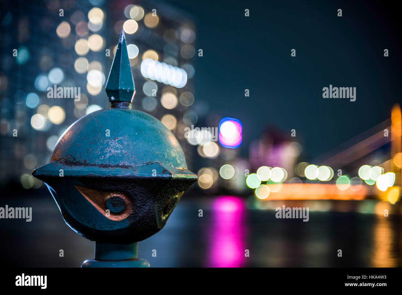 Decoration of Fence near Shin-Ohashi bridge,Sumida river,Tokyo,Japan ...