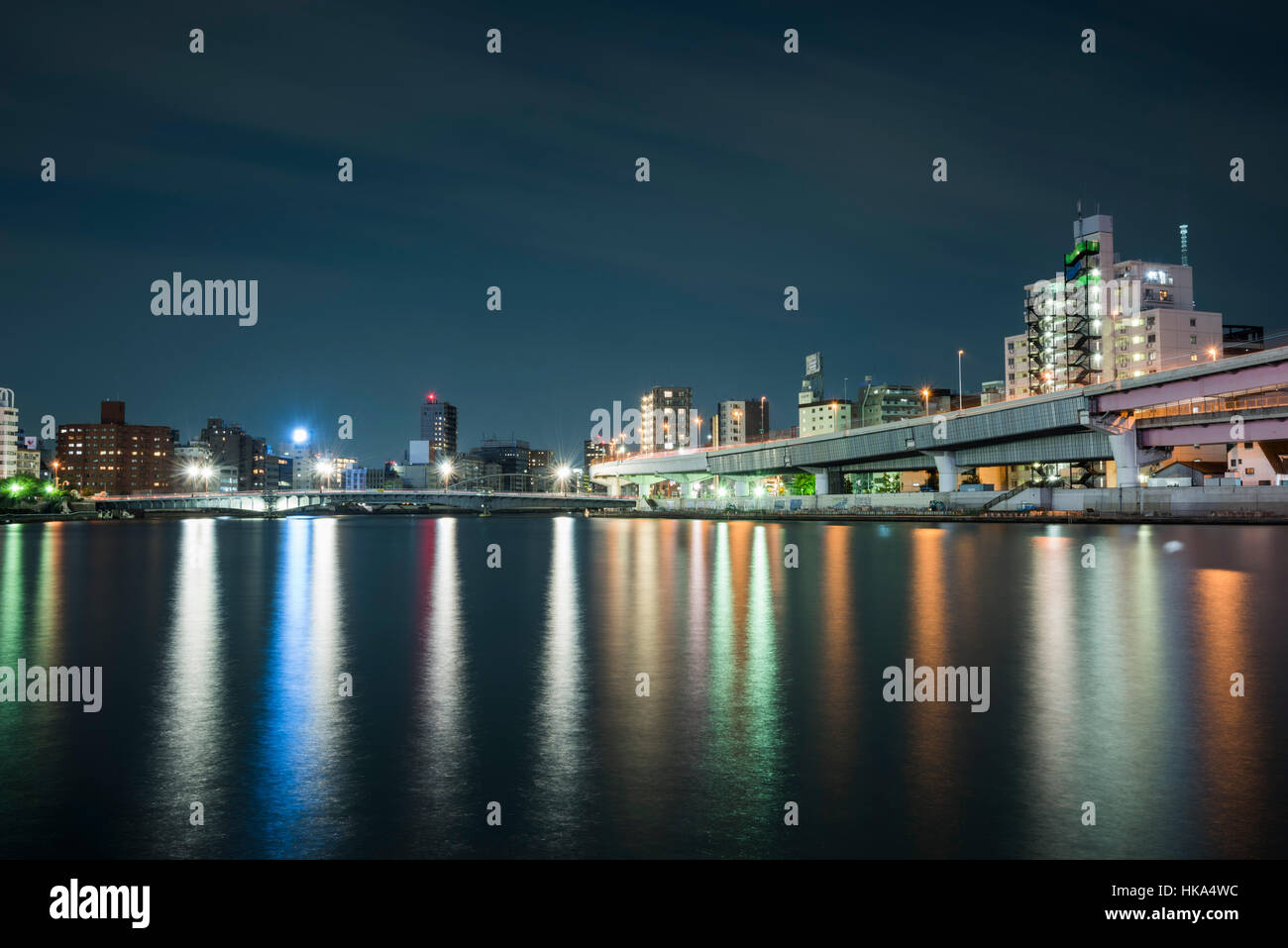 Ryogoku Bridge,Sumida River,Tokyo,Japan Stock Photo - Alamy