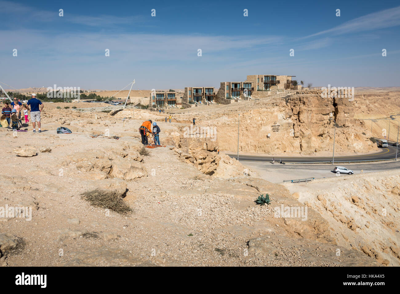 Visit to Mitzpe Ramon in Southern Israel Stock Photo - Alamy