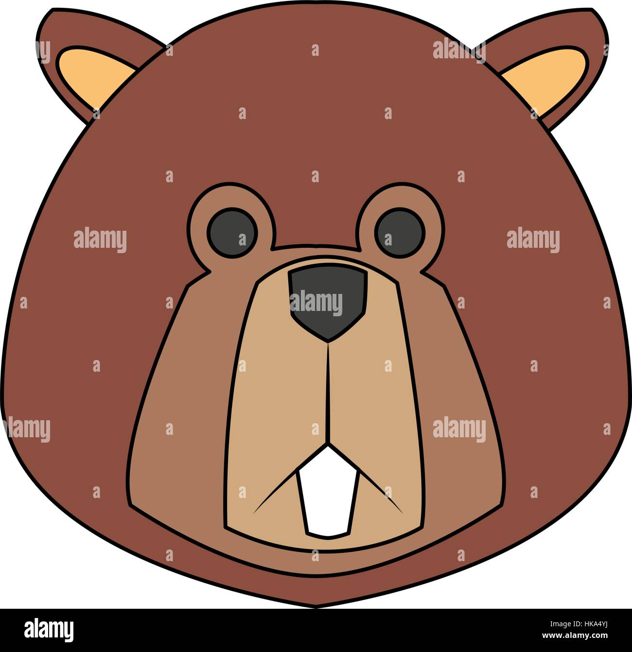 beaver cartoon icon Stock Vector Image & Art - Alamy