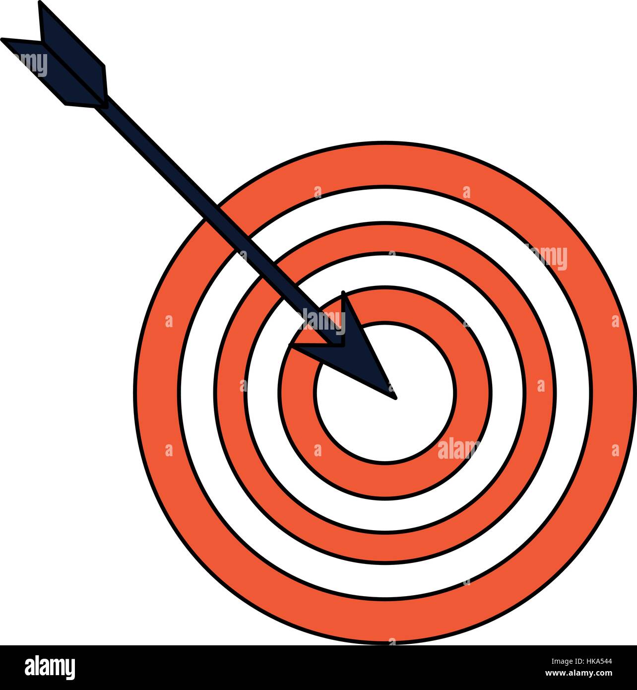 target with arrow icon Stock Vector Image & Art - Alamy