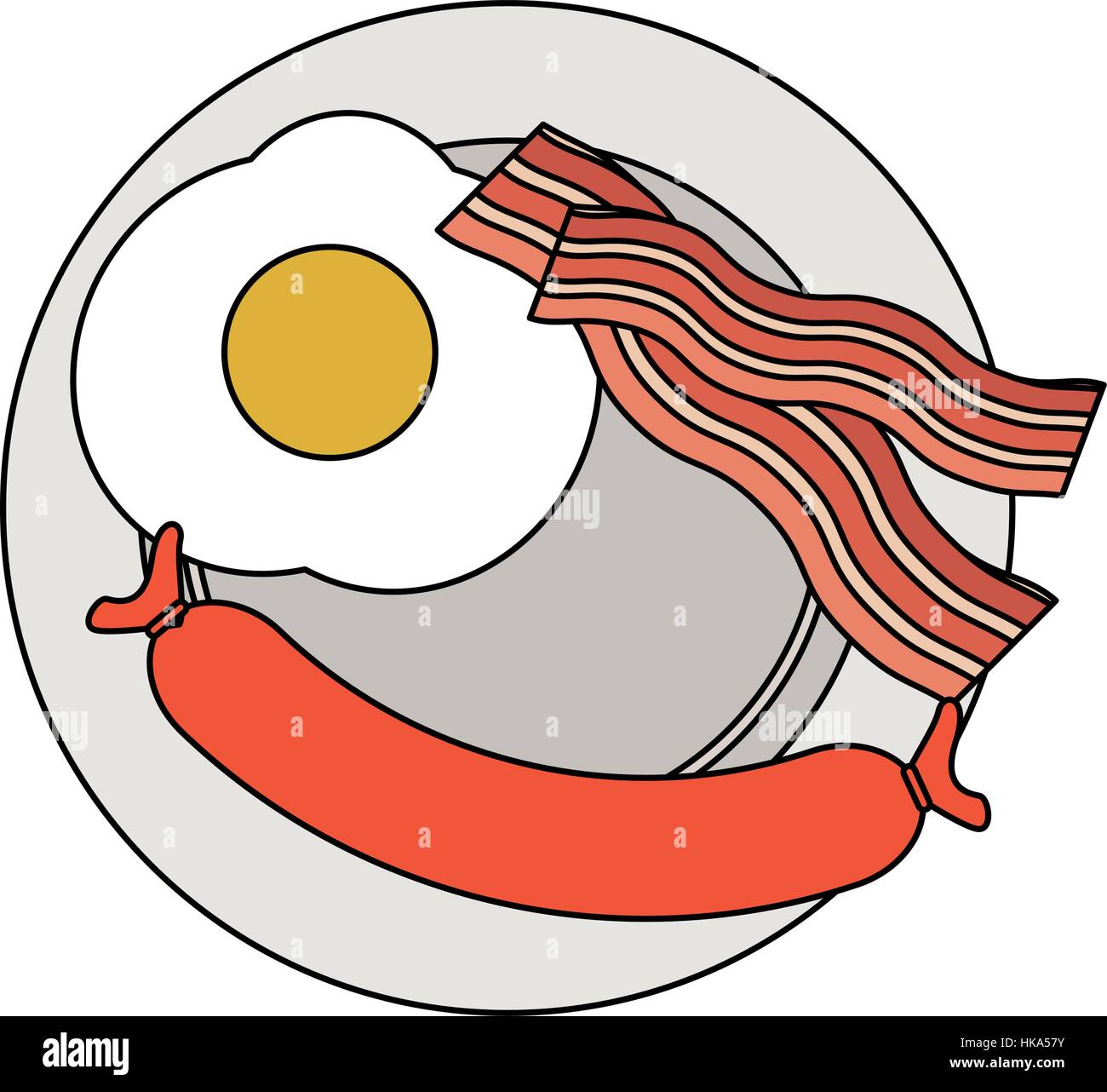 breakfast food design Stock Vector Image & Art - Alamy