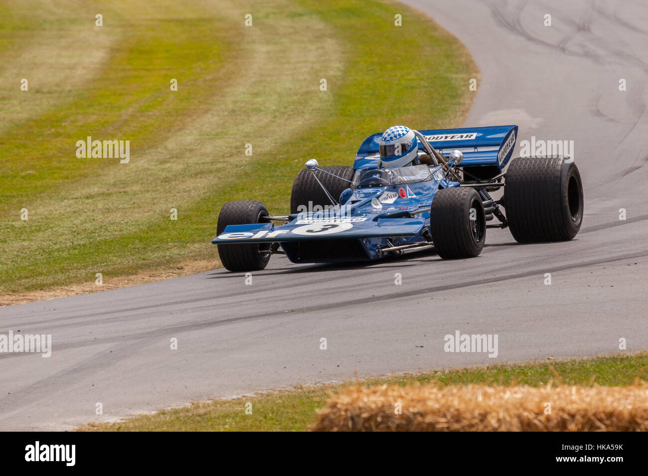 Tyrell Ford racing car at Goodwood Festival of Speed 2014 Stock Photo ...