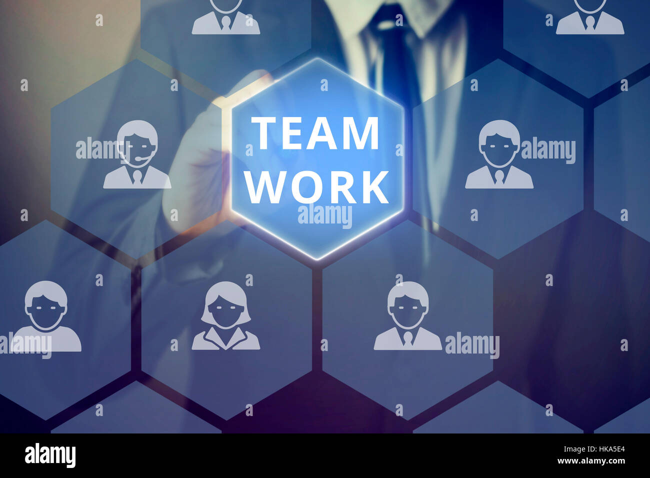 Virtual work collaboration hi-res stock photography and images - Alamy