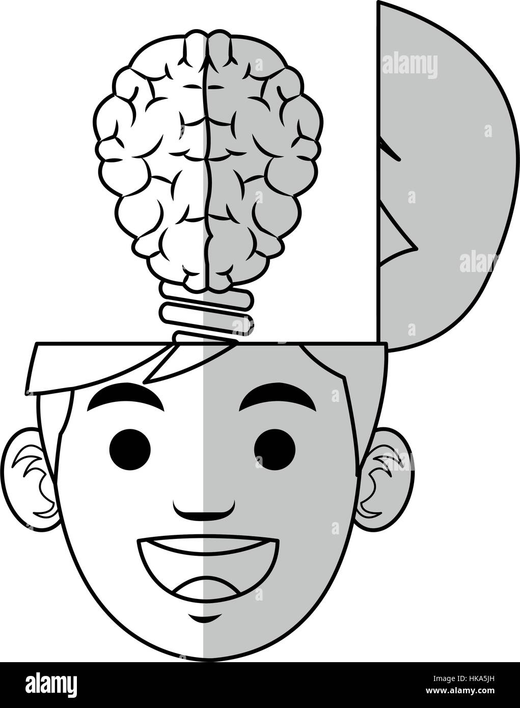 human brain design Stock Vector Image & Art - Alamy