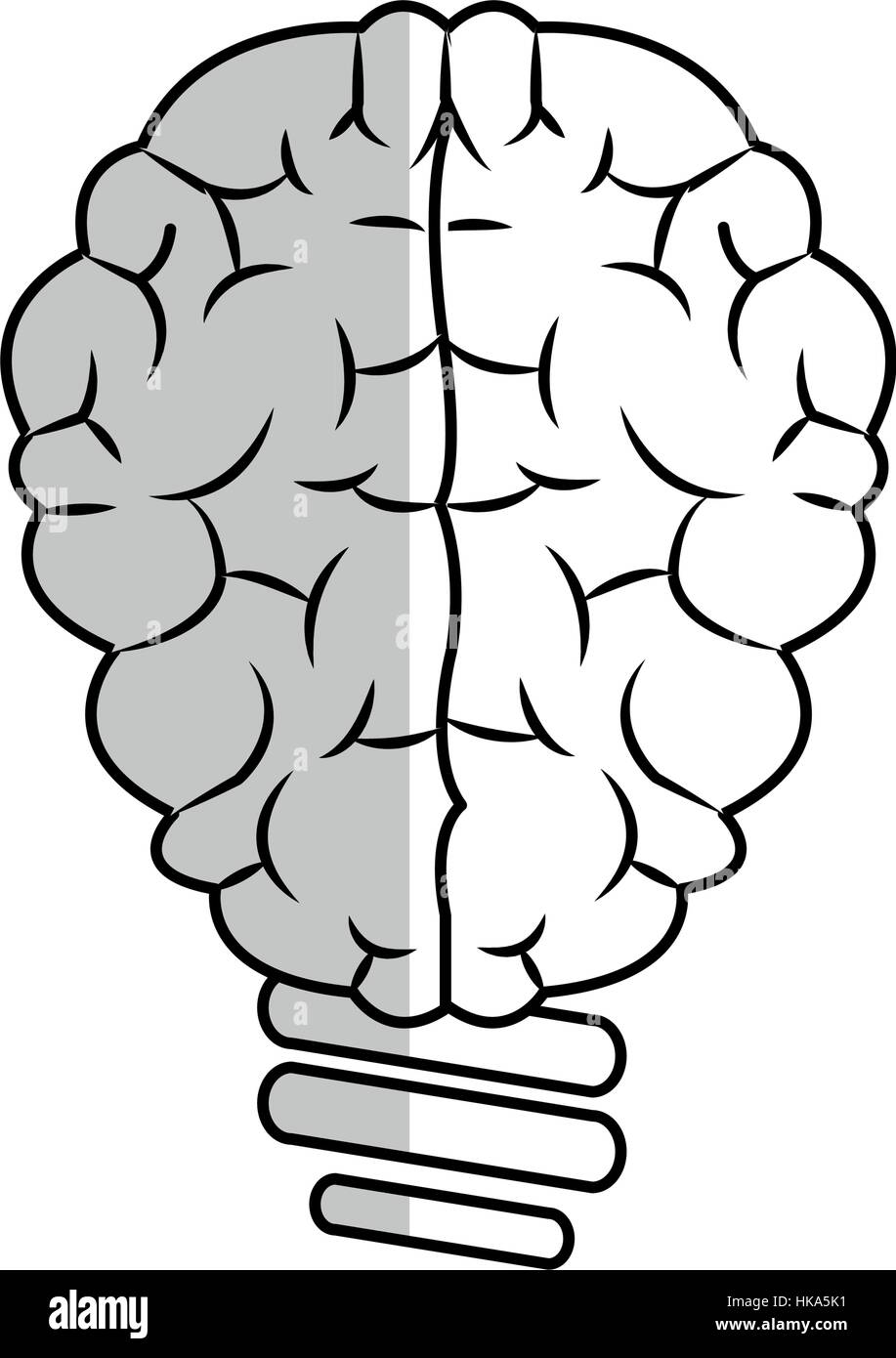 human brain design Stock Vector Image & Art - Alamy