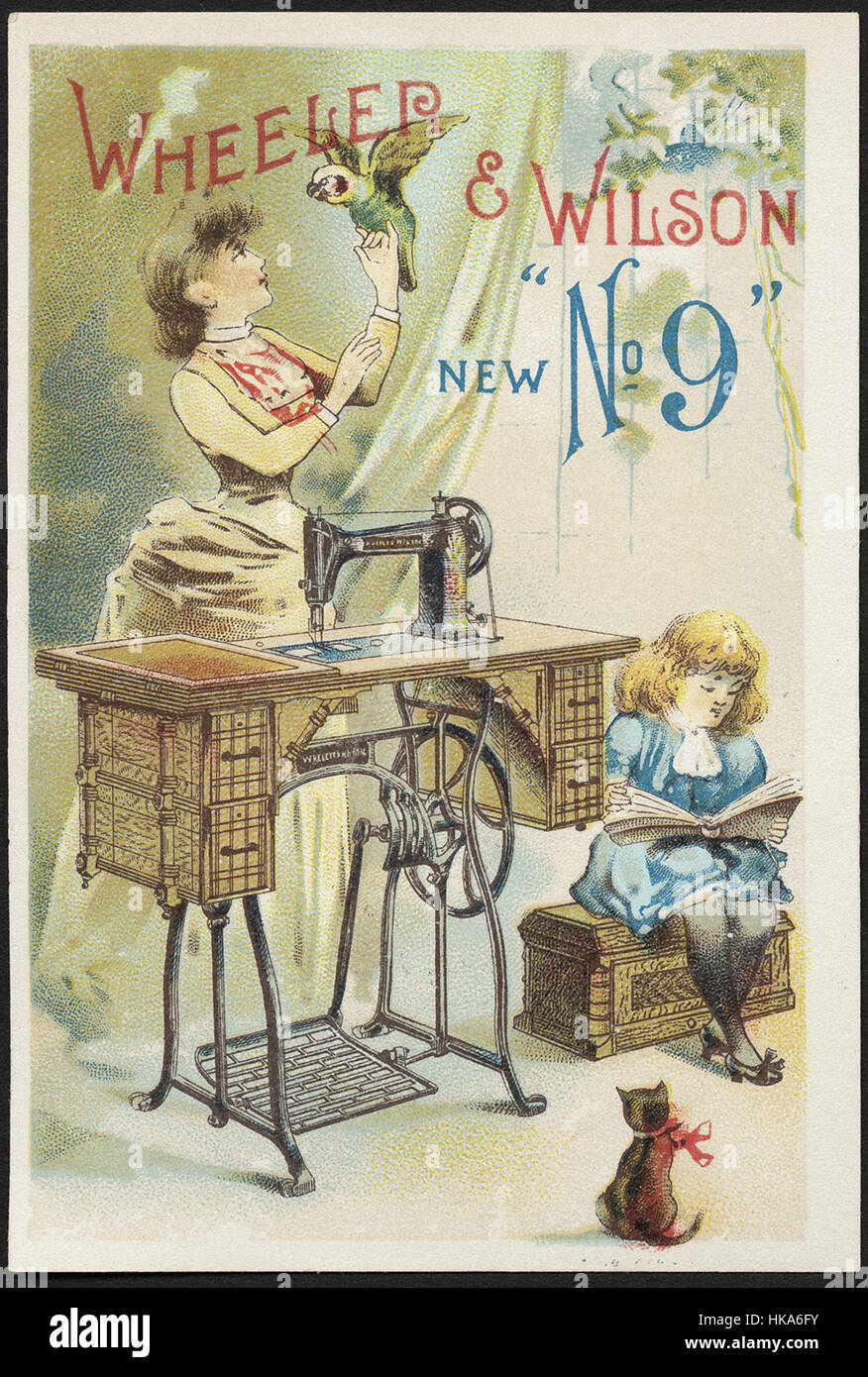 Wheeler and wilson no 9 sewing machine hi-res stock photography and ...