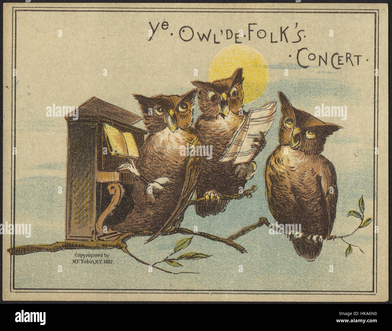 Ye owl'de folk's concert Stock Photo - Alamy