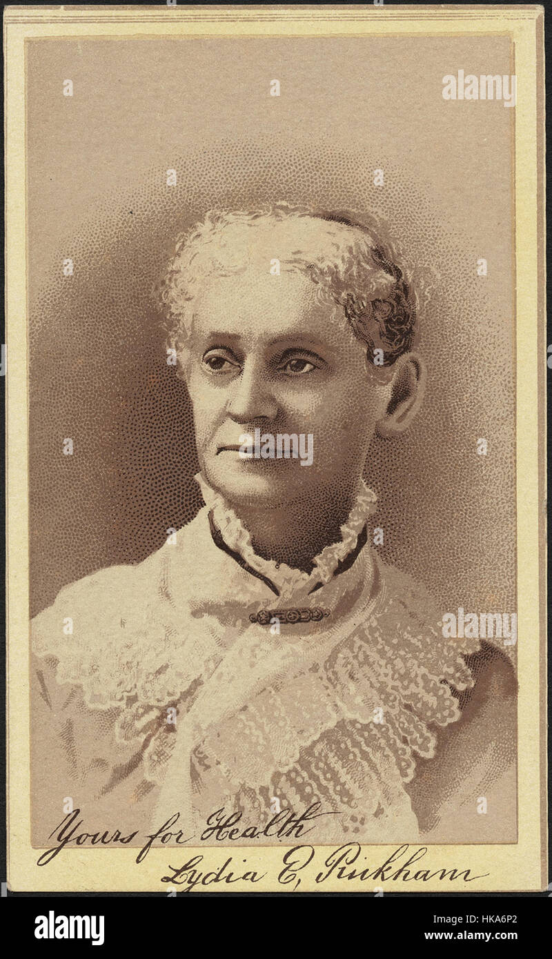 Lydia pinkham hi-res stock photography and images - Alamy