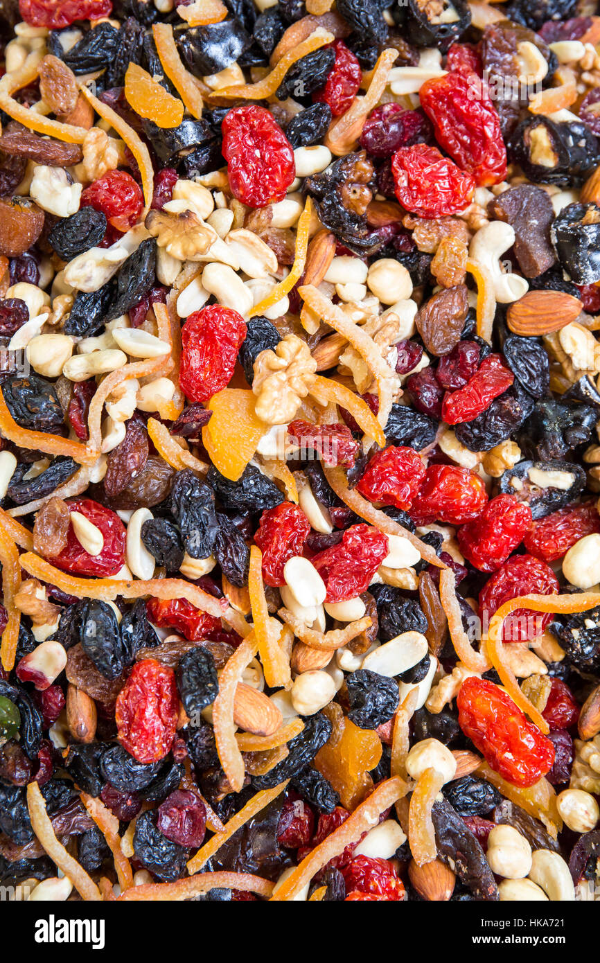 Mixed dried nuts as background in Spice Bazaar, Istanbul, Turkey Stock ...