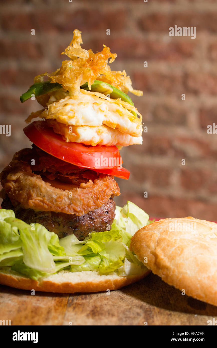 Gourmet burger kitchen restaurant hi-res stock photography and images ...