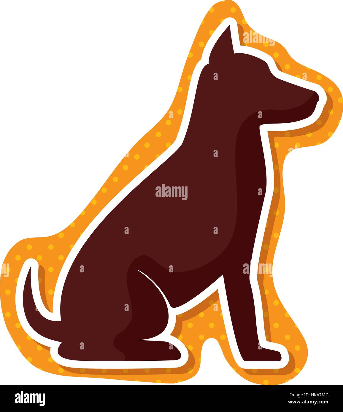cute dog isolated icon vector illustration design Stock Vector Image ...