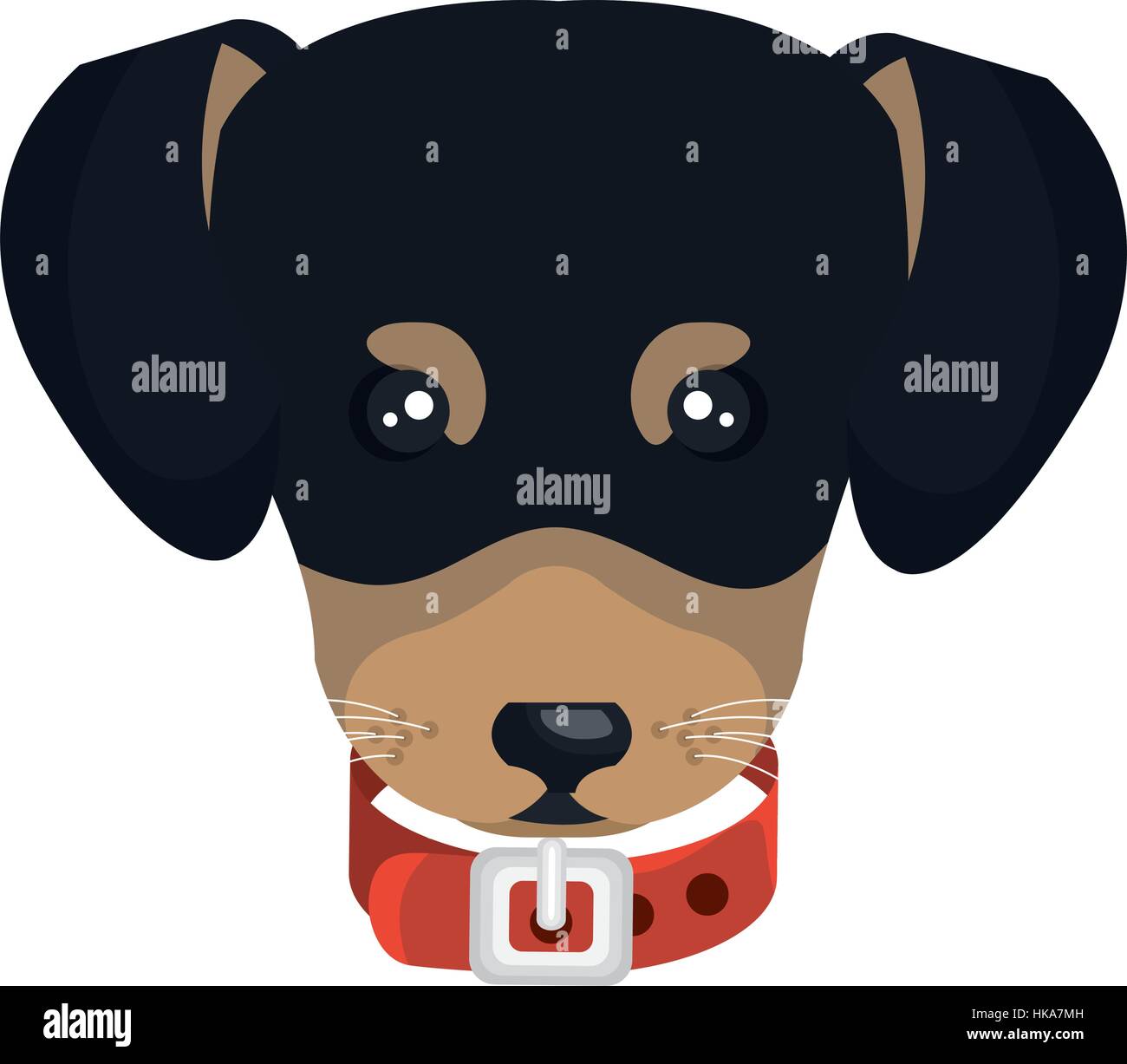 cute dog isolated icon vector illustration design Stock Vector Image ...
