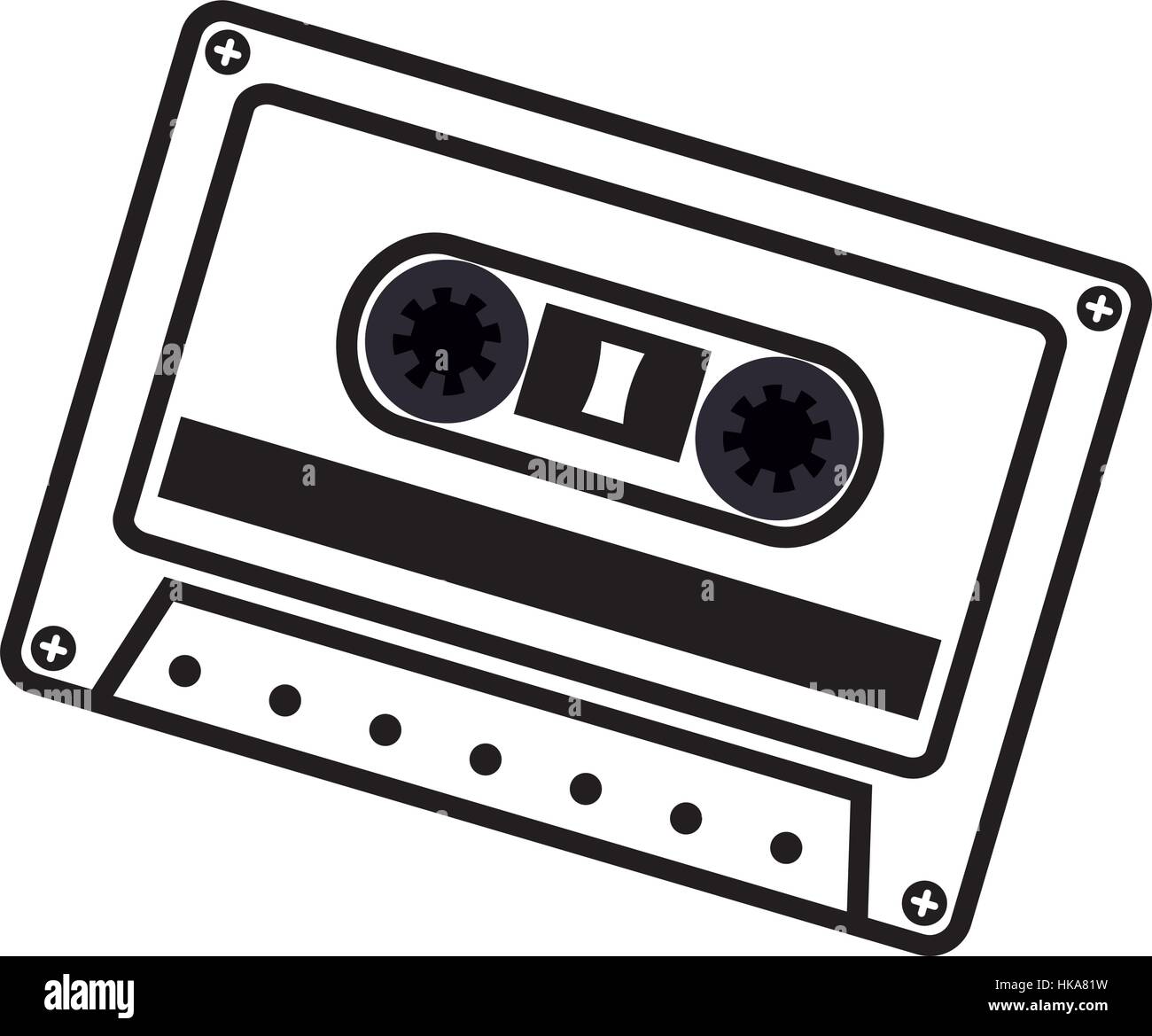cassette old music icon vector illustration design Stock Vector Image ...