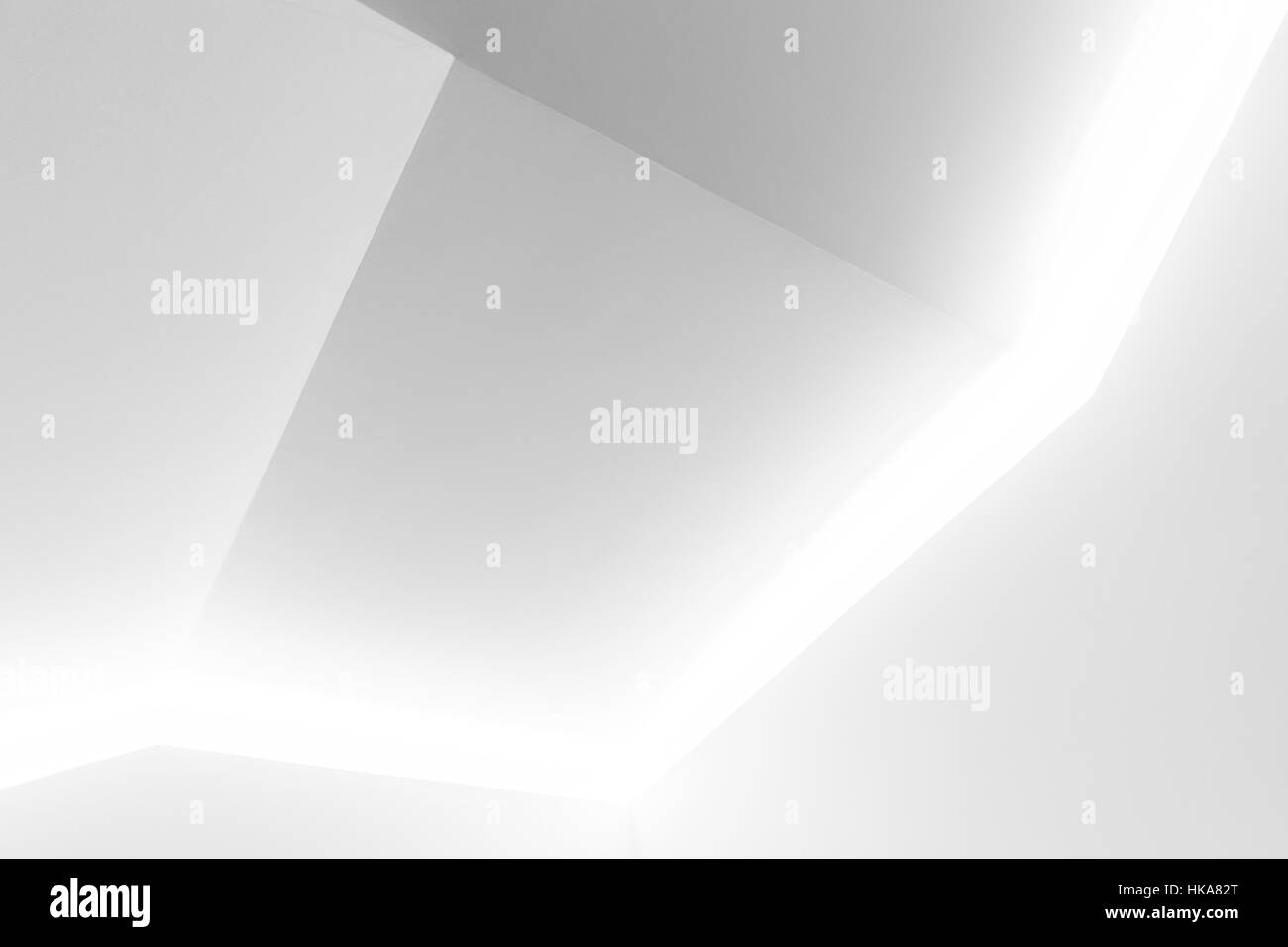 Abstract white contemporary architecture background, decorative niches ...