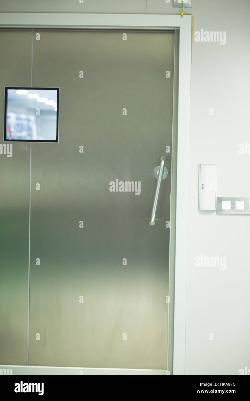 Hospital ward emergency room operating theater door and modern ...
