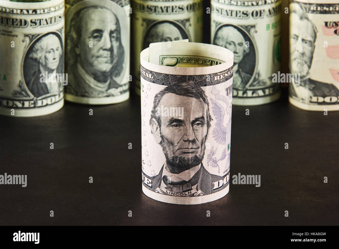American presidents money hi-res stock photography and images - Alamy