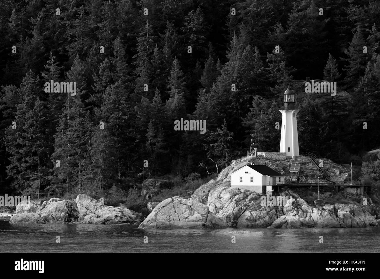 Point Atkinson Lighthouse, Vancouver, British Columbia, Canada Stock ...
