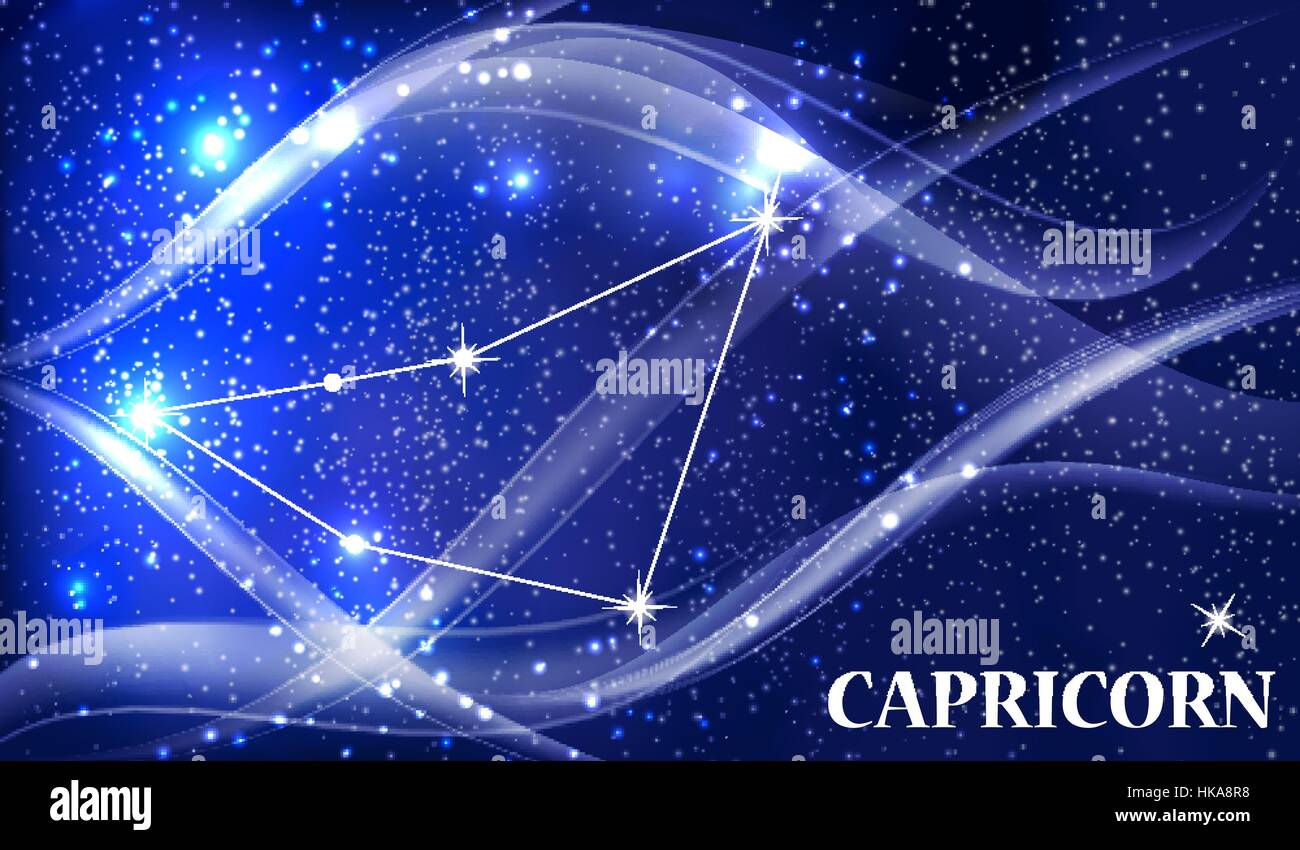 Symbol Capricorn Zodiac Sign. Vector Illustration Stock Vector Image ...