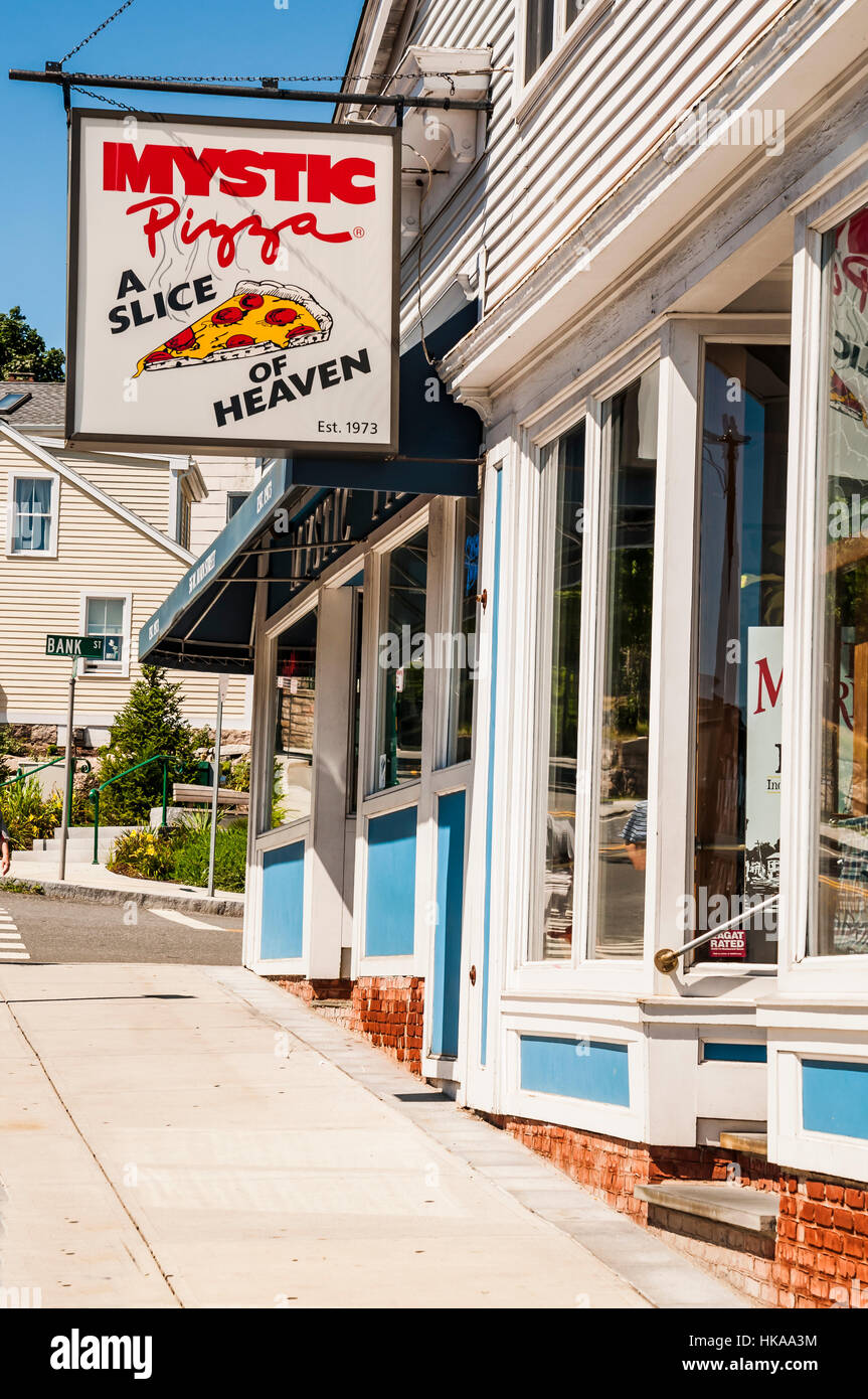 Mystic Pizza in Connecticut, USA Stock Photo - Alamy