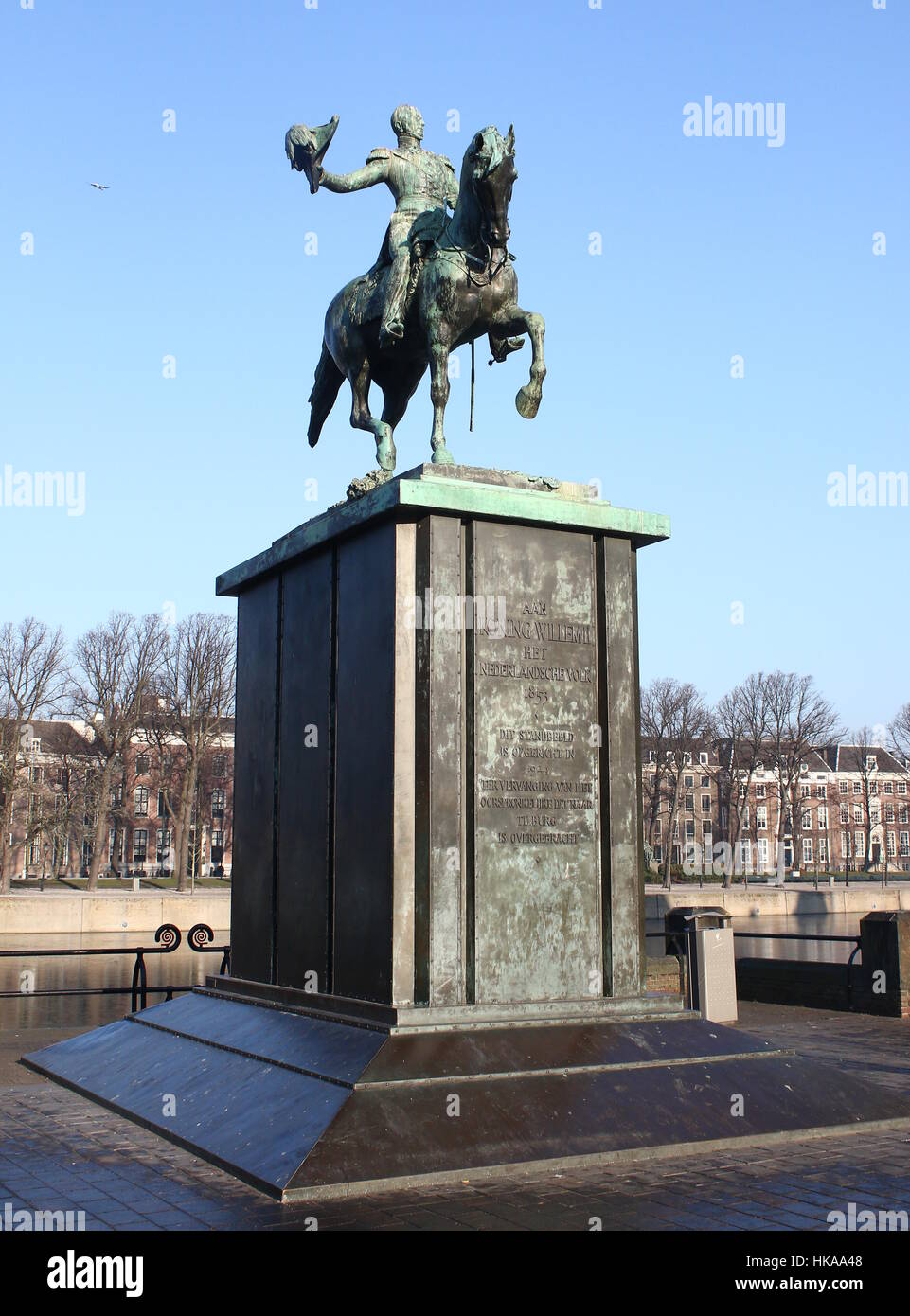 Equestrian Statue of King William II (1792-1849) of the Netherlands at ...
