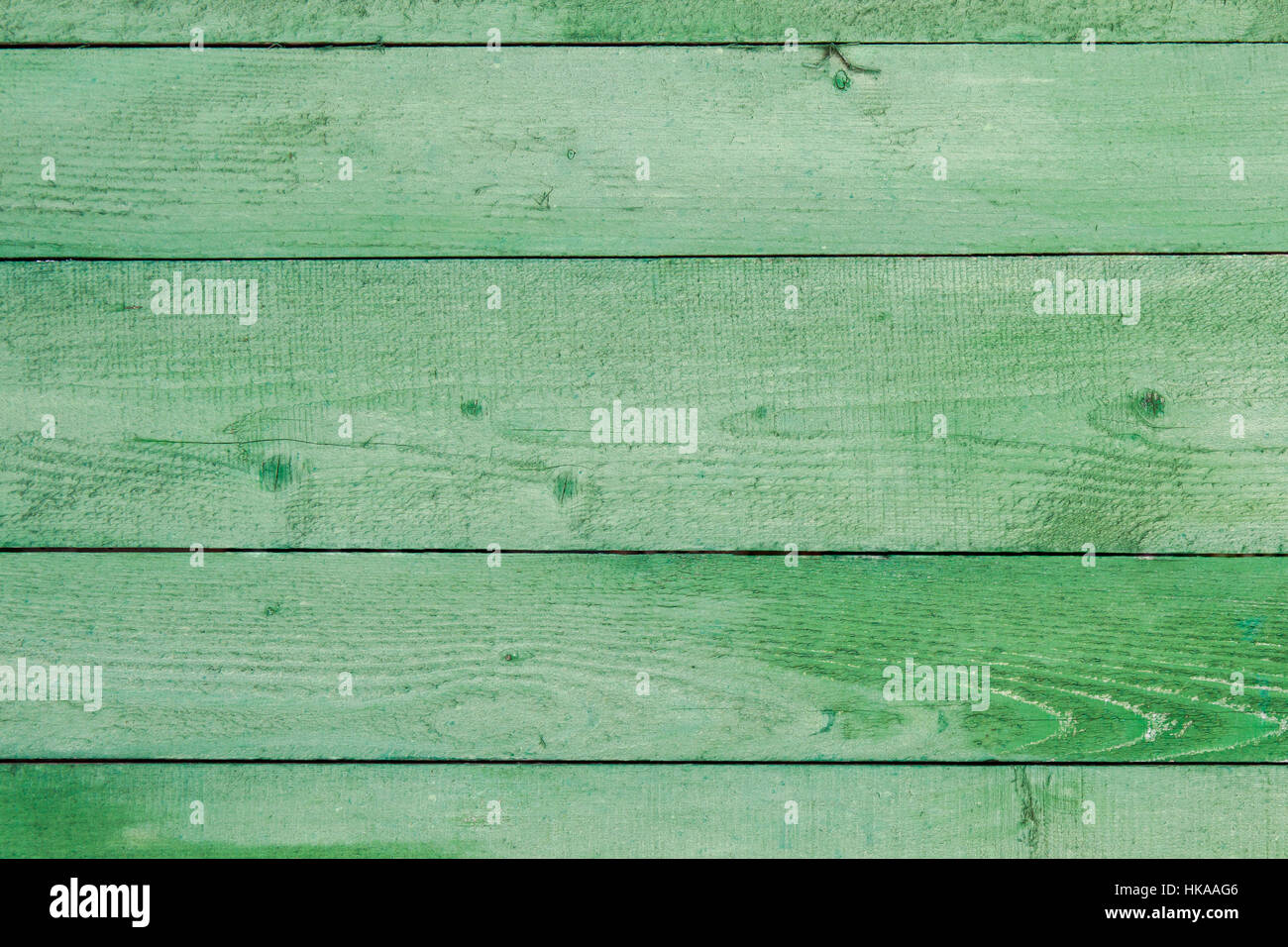 Natural weathered wooden planks background. Old painted in green boards ...