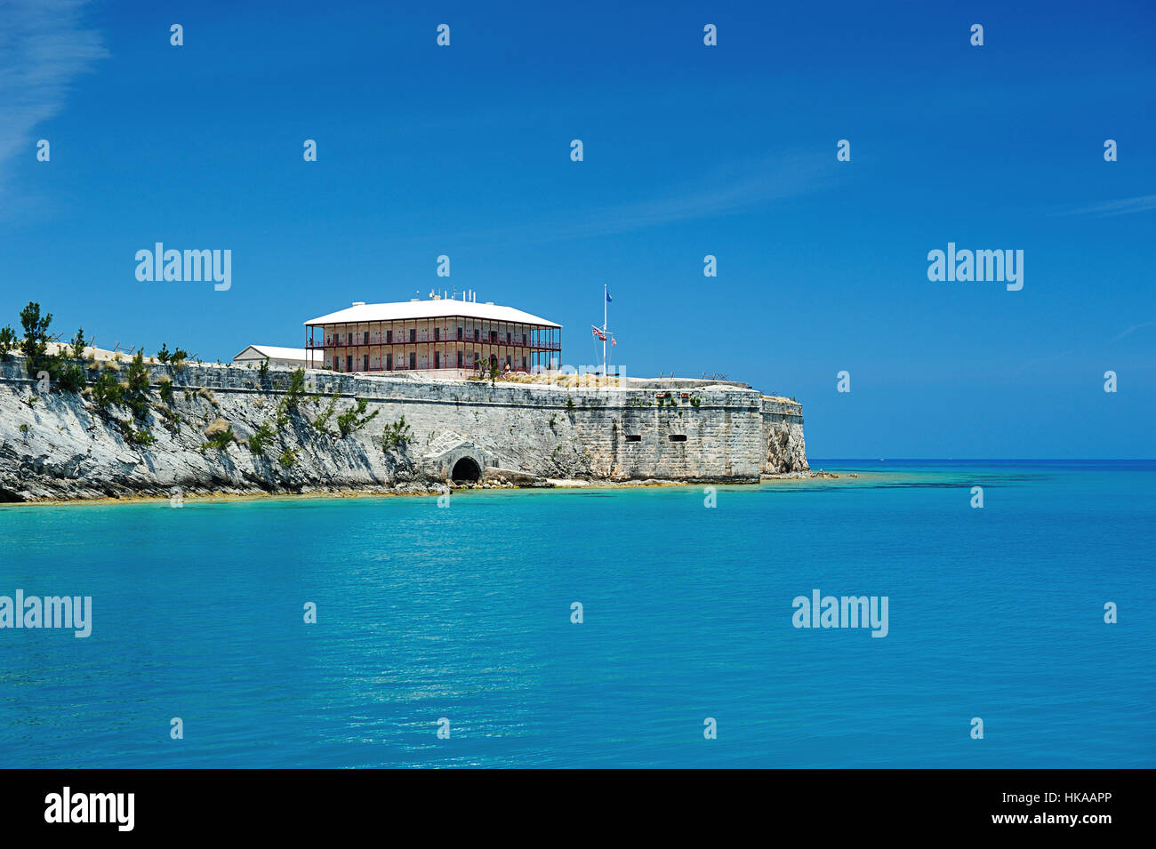 fort in Bermuda island on day Stock Photo - Alamy