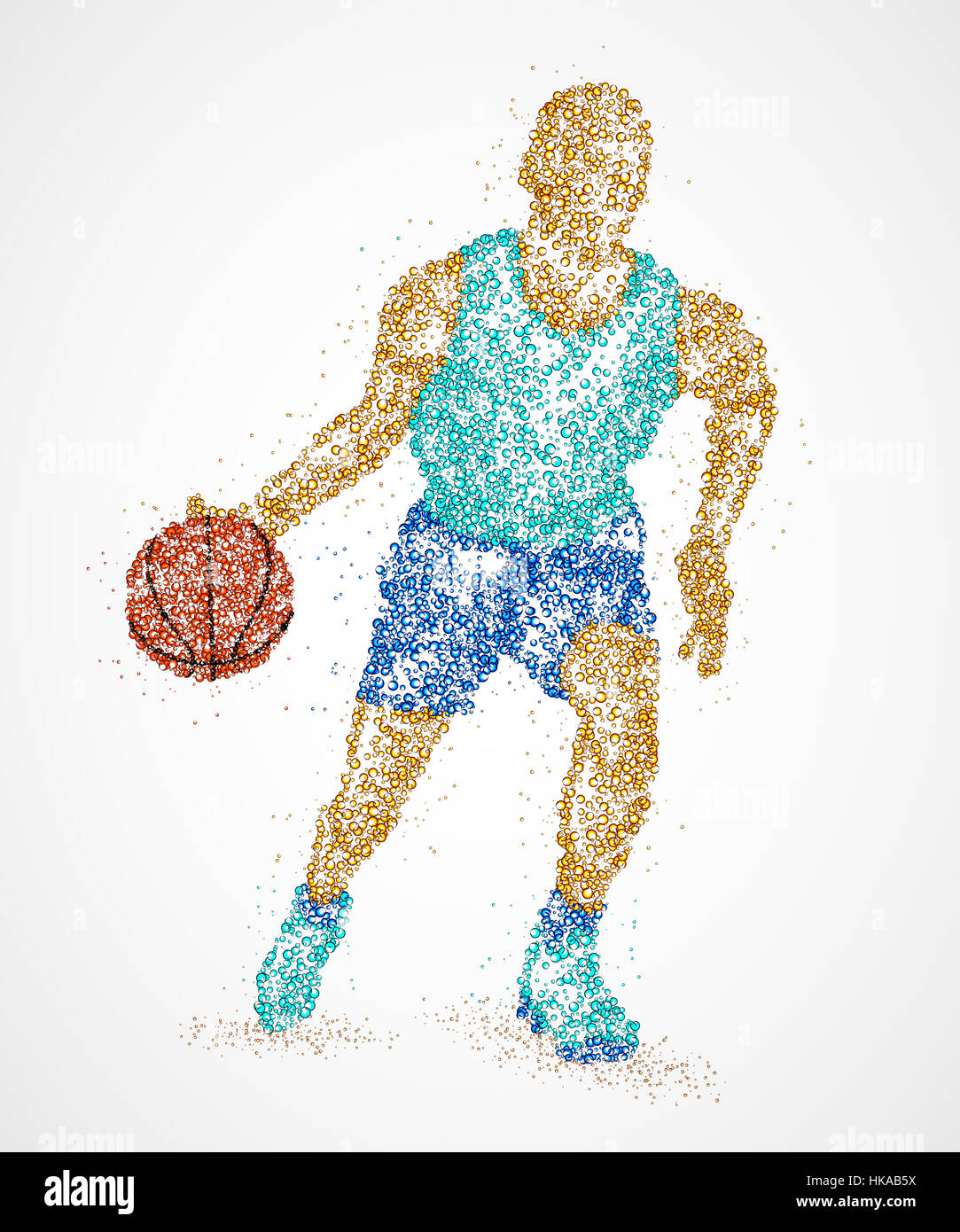 Abstract basketball player silhouette hi-res stock photography and ...