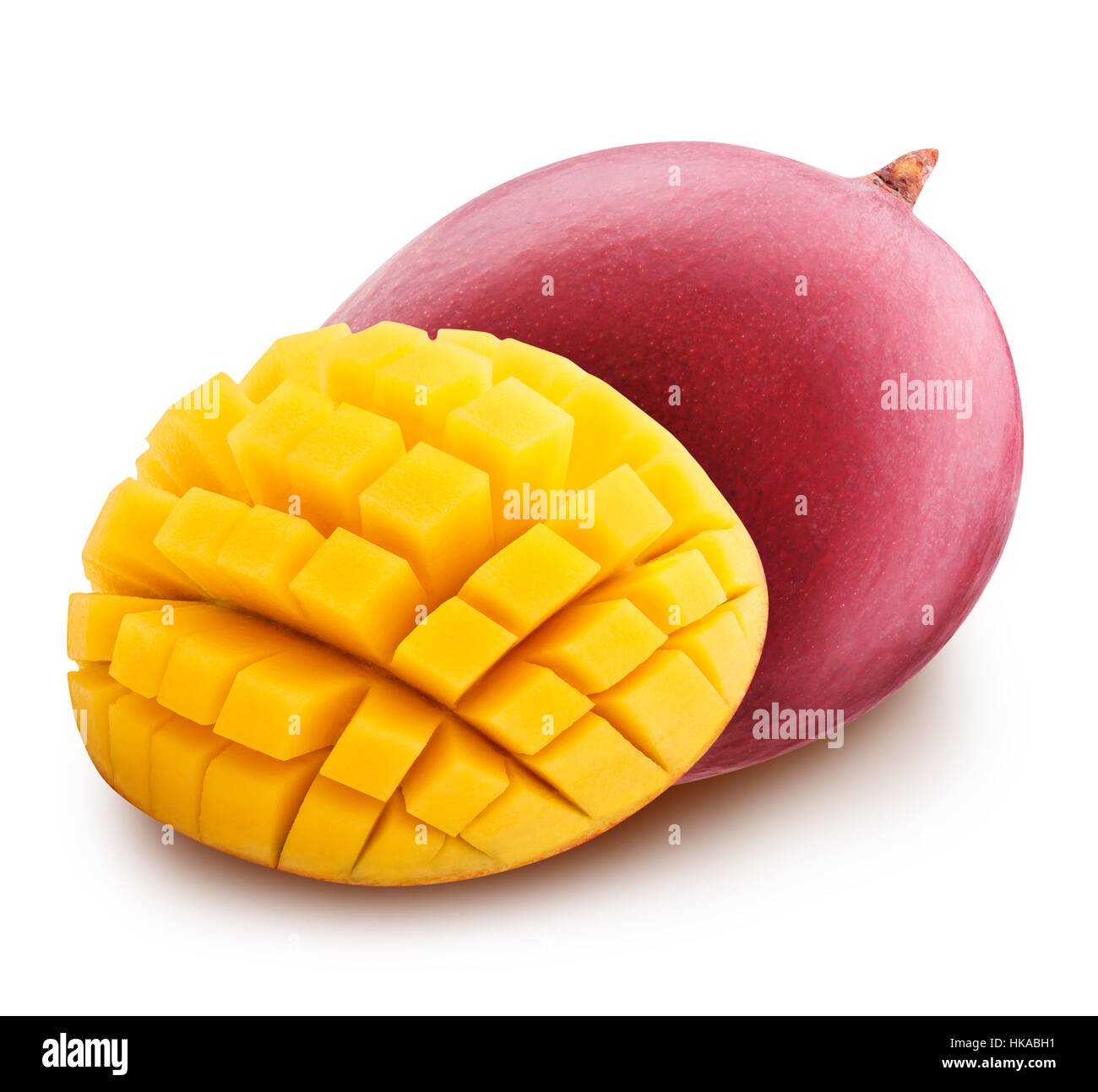 mango isolated on white background with clipping path Stock Photo - Alamy