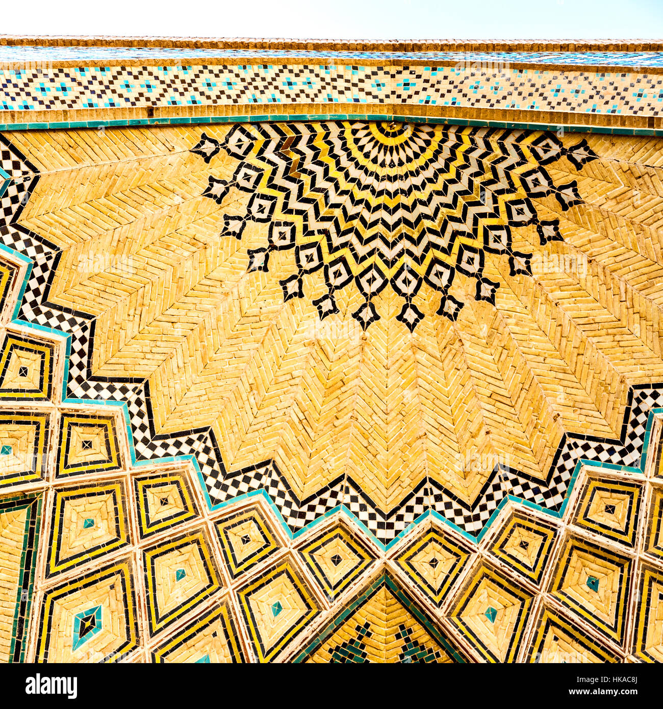 blur in iran abstract texture of the religion architecture mosque roof ...