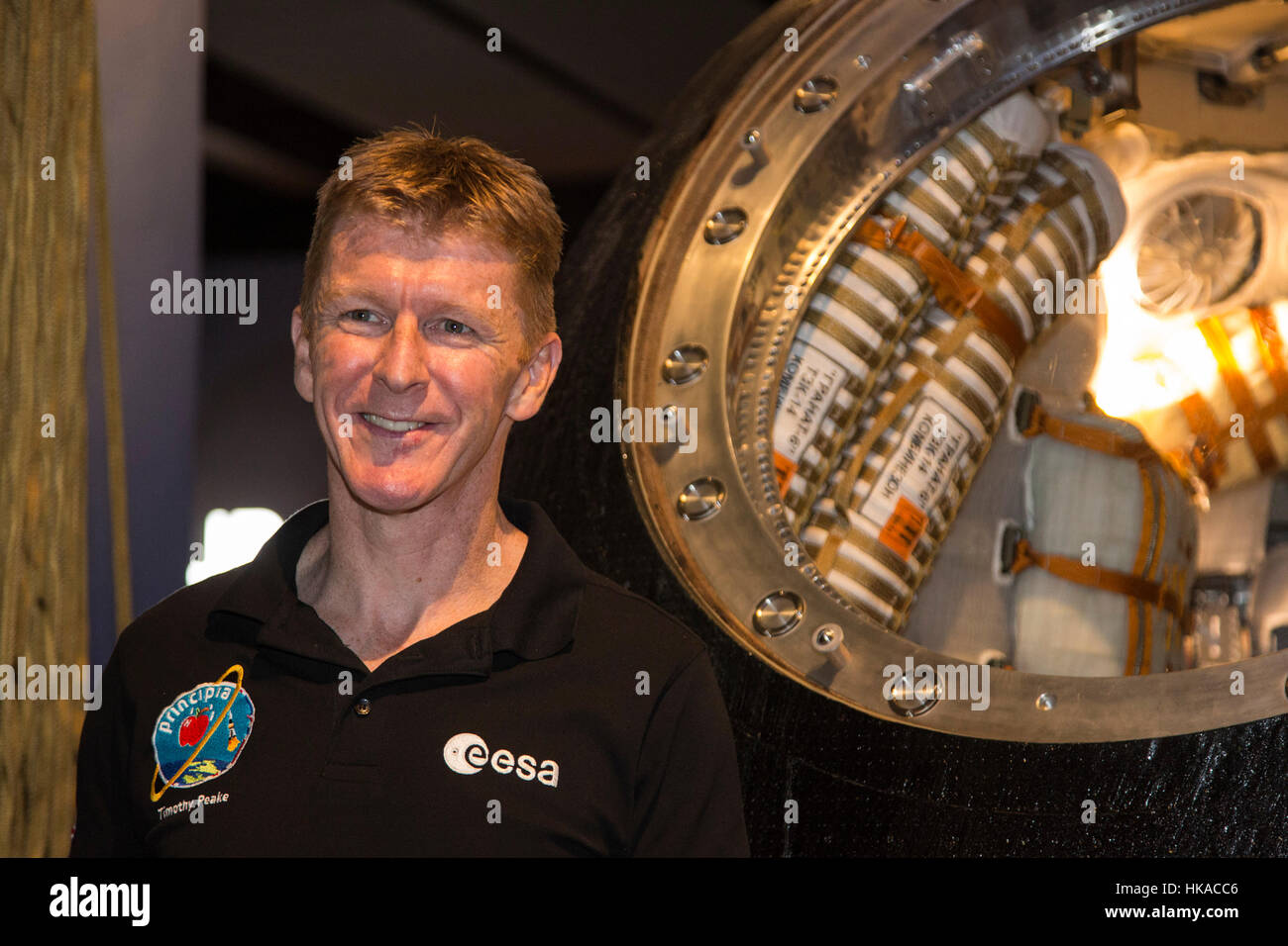 London, UK. 26 January 2017. British astronaut Tim Peake poses with the ...