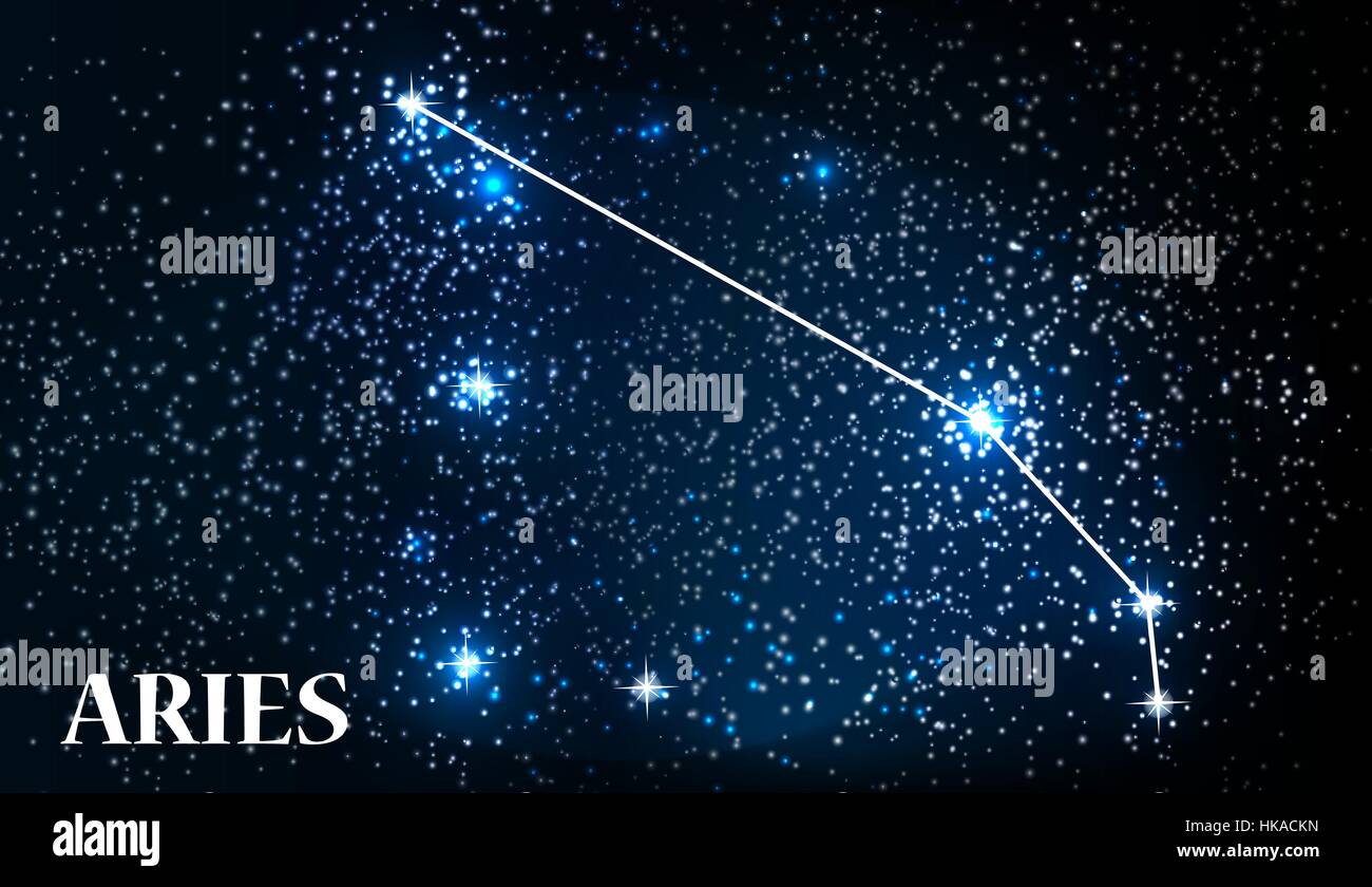 Symbol Aries Zodiac Sign. Vector Illustration Stock Vector Image & Art - Alamy