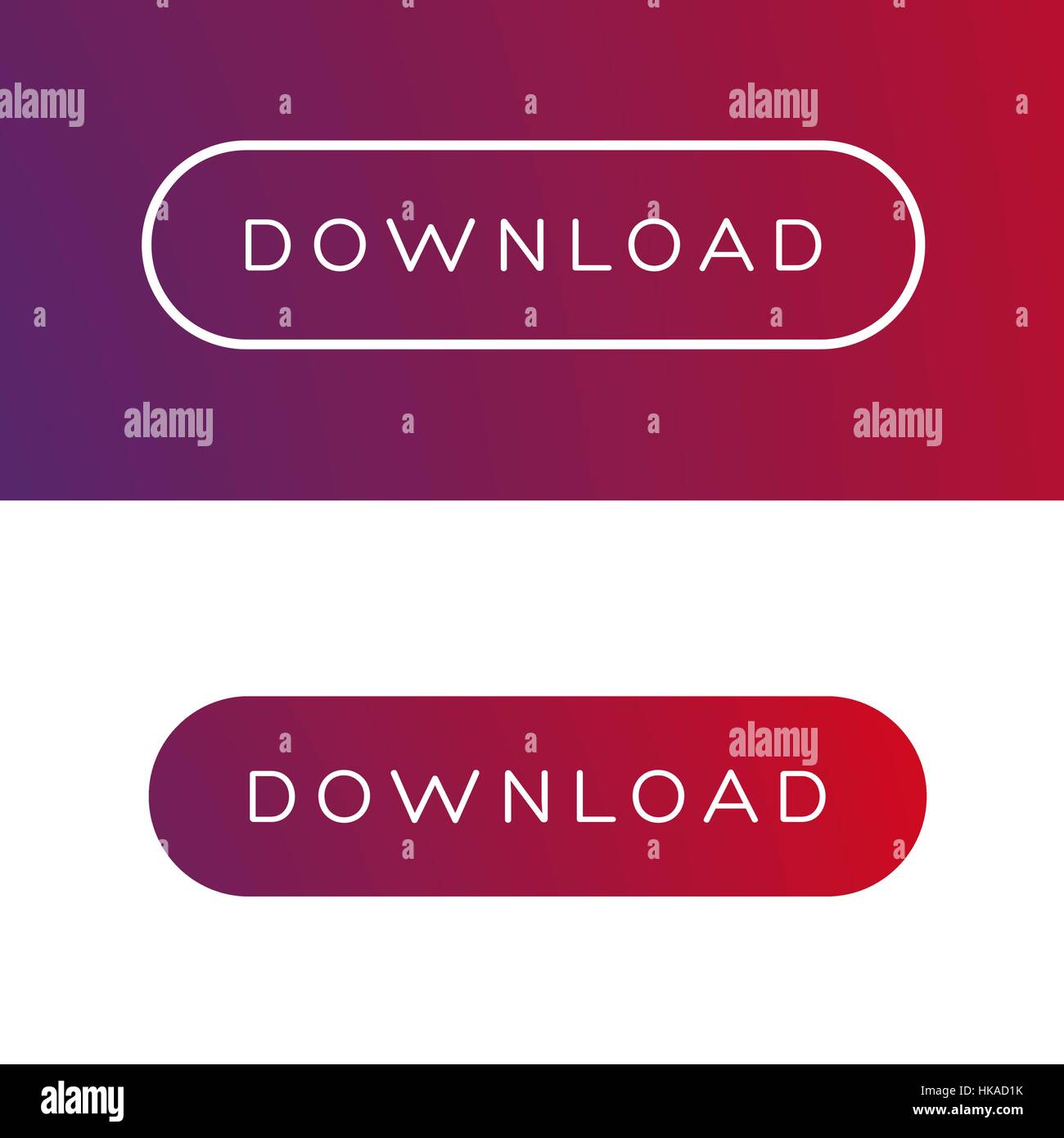 Minimal download button Stock Vector Image & Art - Alamy