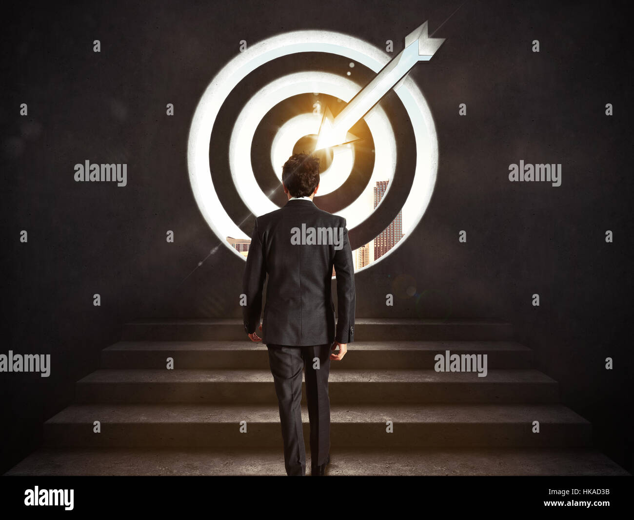 Goal of success hi-res stock photography and images - Alamy