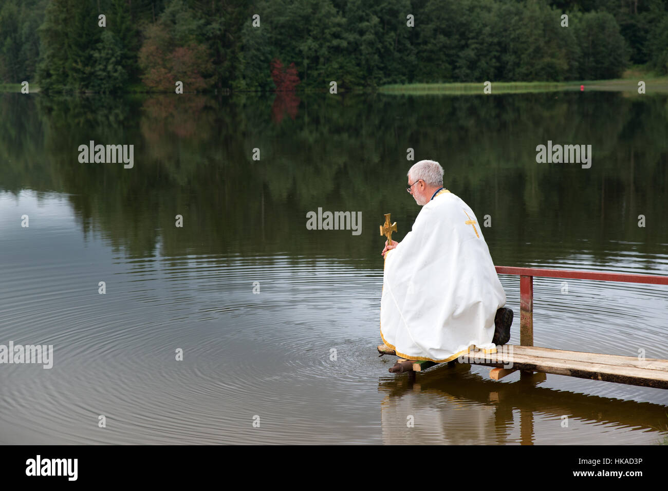 Ceremony before Transfiguration Day of Seto people, Obinitsa, Estonia ...
