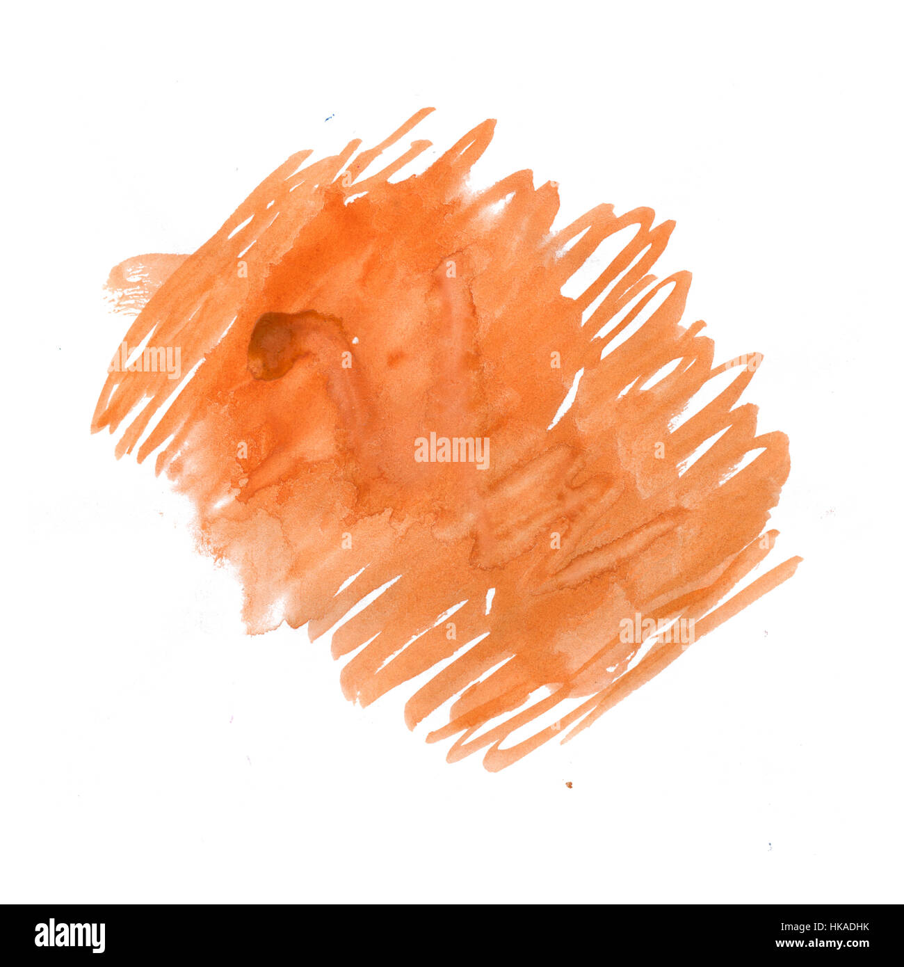 watercolor white orange background, stains abstract isolated ...