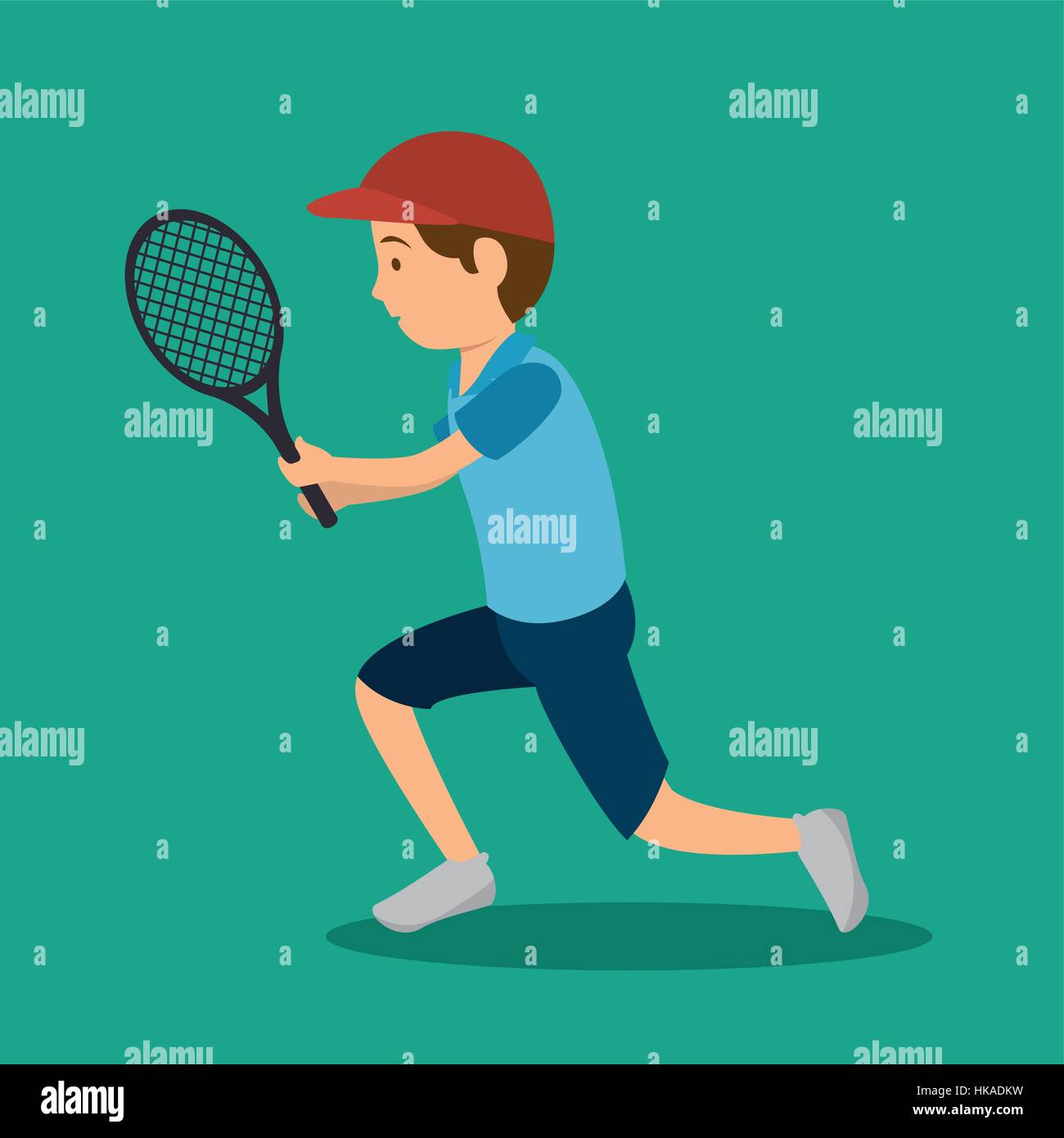 man athlete avatar character vector illustration design Stock Vector ...