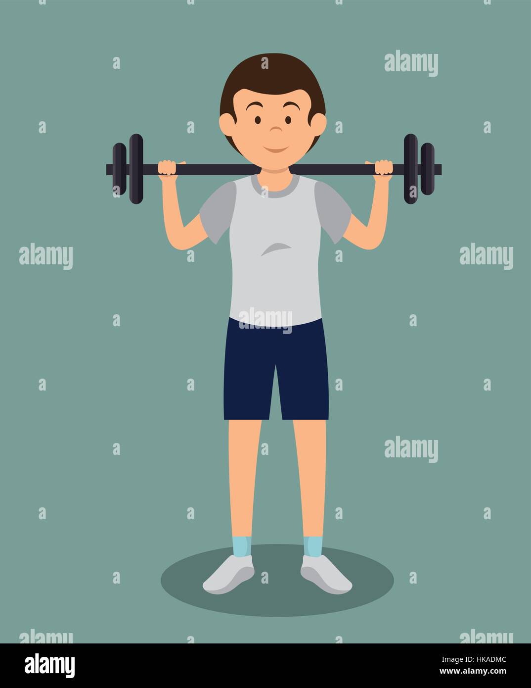 man athlete avatar character vector illustration design Stock Vector ...