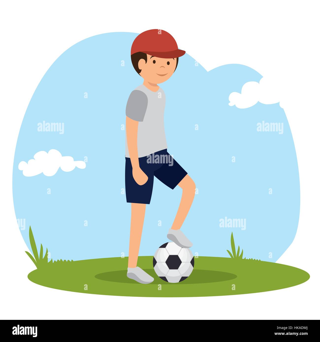 man athlete avatar character vector illustration design Stock Vector ...