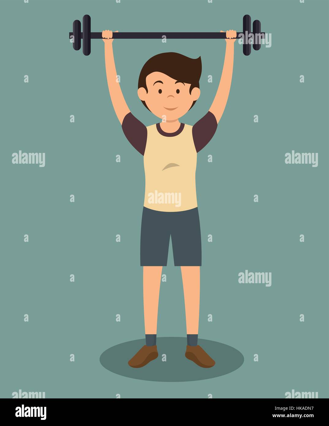 man athlete avatar character vector illustration design Stock Vector ...