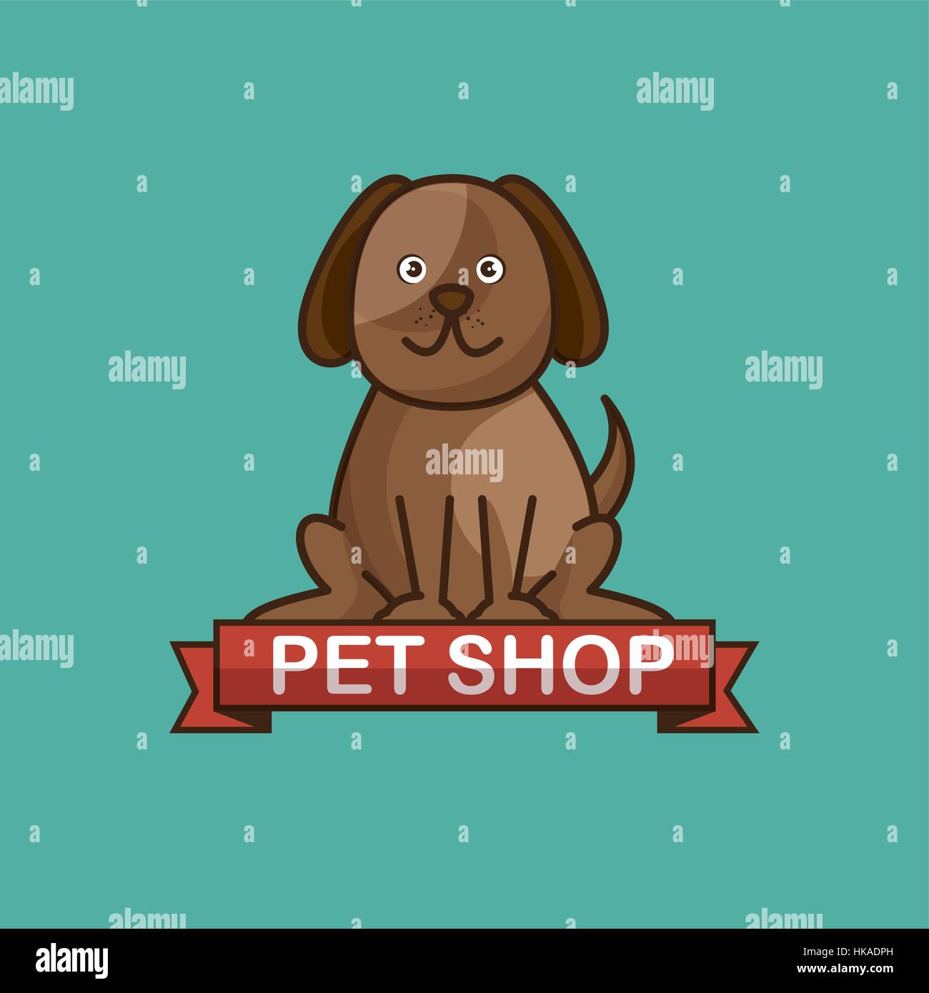 dog pet shop icon vector illustration design Stock Vector Image & Art ...