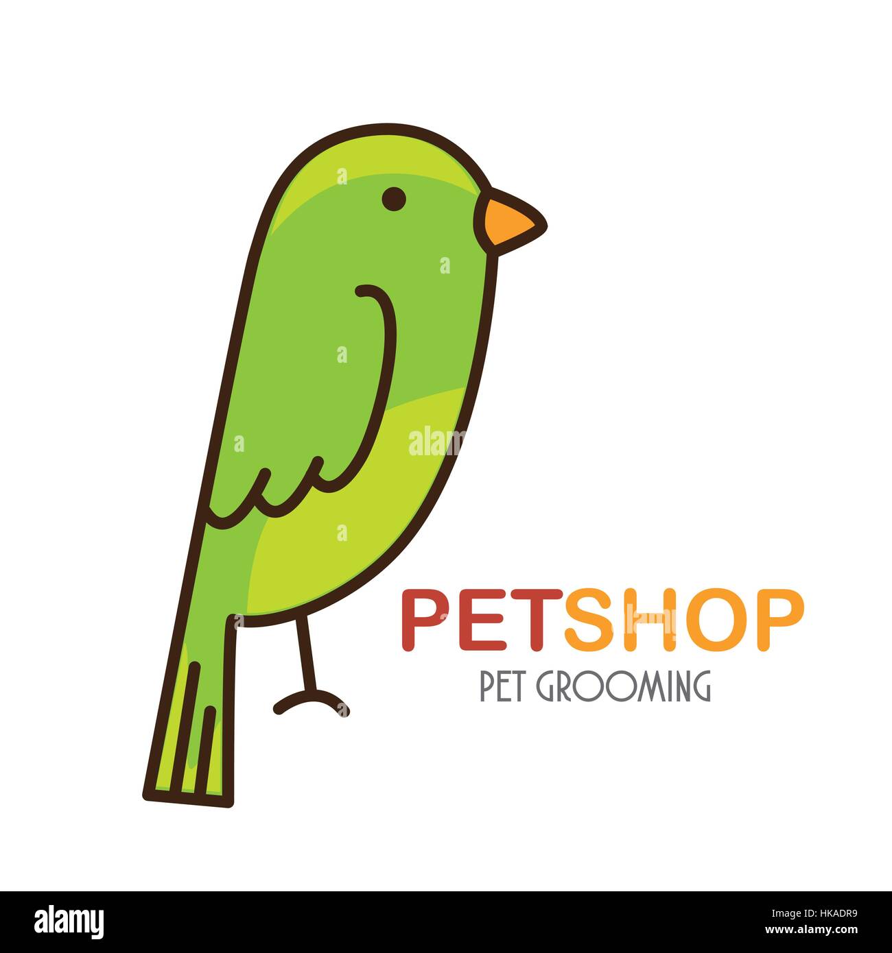 parrot pet shop icon vector illustration design Stock Vector Image ...