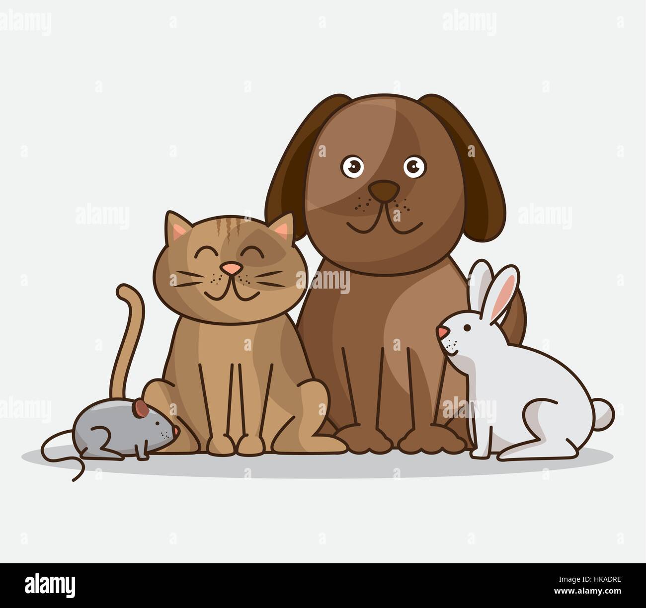 group animals pet shop vector illustration design Stock Vector Image ...