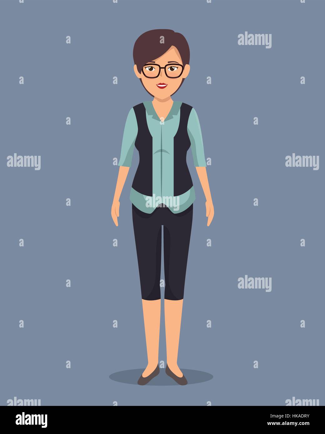 businesswoman character avatar isolated vector illustration design ...