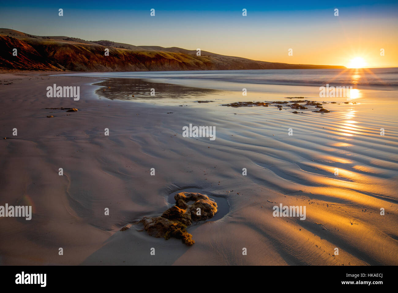 Sellicks Beach, Adelaide at sunset Stock Photo - Alamy