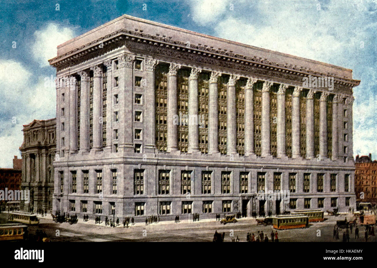 New County Building, Chicago, circa 1908 Stock Photo - Alamy