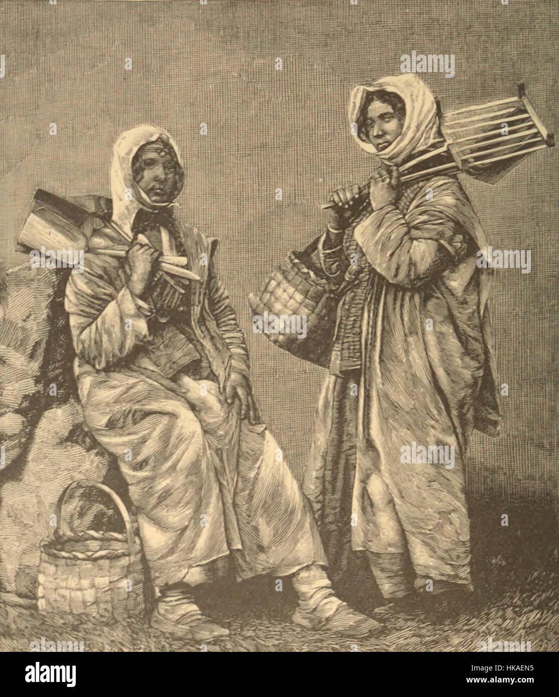 Gypsies of the Bosphorous, Turkey, circa 1887 Stock Photo - Alamy