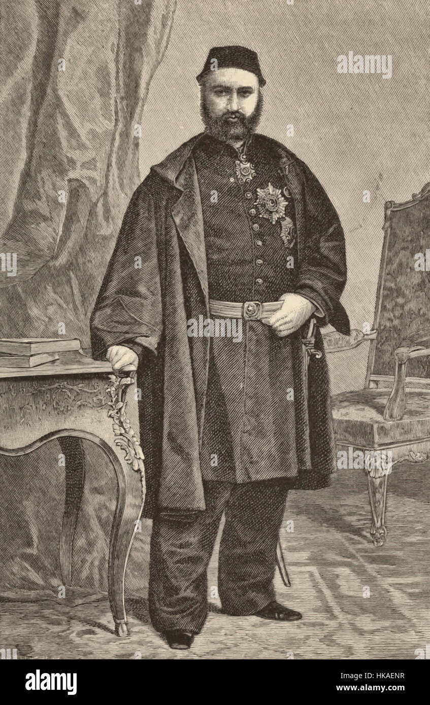 Sultan Abdul Aziz, circa 1877 Stock Photo - Alamy